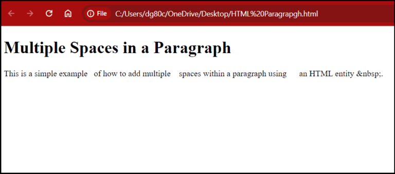 HTML Paragraph Element - Scientech Easy
