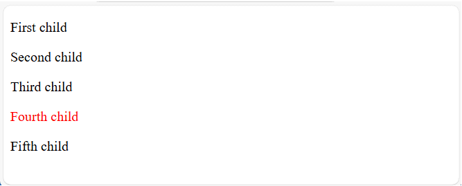 CSS :nth-last-child(n) Selector - Scientech Easy