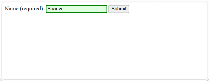 CSS :valid and :invalid - Scientech Easy